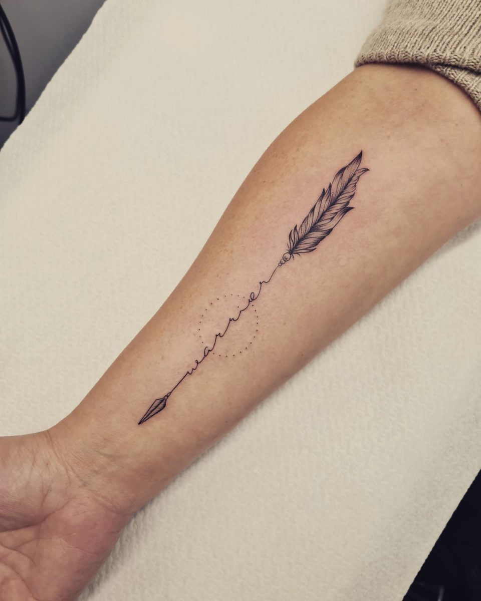 40 Sharp Arrow Tattoo Ideas